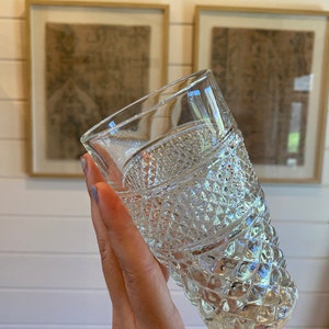 Vintage Anchor Hocking Wexford Red Wine Water Goblets Glasses-6-wexford ...