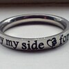 1 Corinthians 13:13 - Dainty Stainless Steel Stacking Ring, Christian ...