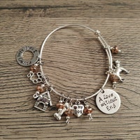 All About Me, Custom Charm Bracelet, Personalized Charm Bracelet, My ...