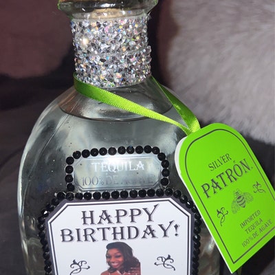 Custom Patron Label Liquor Label Birthday Bottle Labels - Etsy