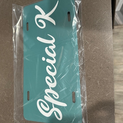 Custom License Plate Personalized Plate Custom Car Tags 20 Colors and ...