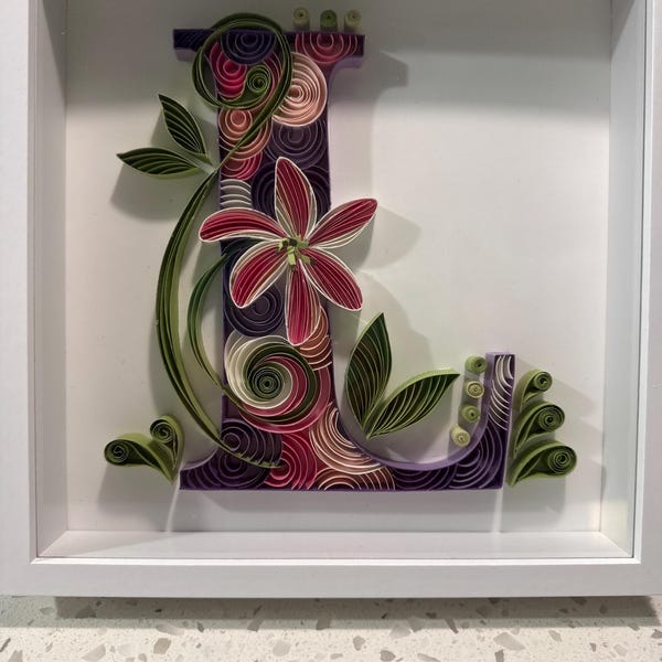 Paper Art, Quilling, Wedding Sign, 1st Anniversary Gift, Wedding ...