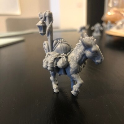 Donkey Prop PACK MULE AMAZONS 32mm or 28mm Fantasy - Etsy