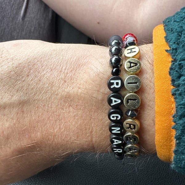 Pity Them Bead Bracelet, Red Rising Victra Bracelet, Fantasy Book Gift ...