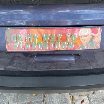 Flavortown Guy Fieri Funny Bumper Sticker Car Decal Waterproof - Etsy