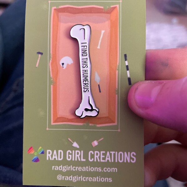 I Find This Humerus Pin | Nerdy, Funny, & Real by Radgirlcreations - Etsy