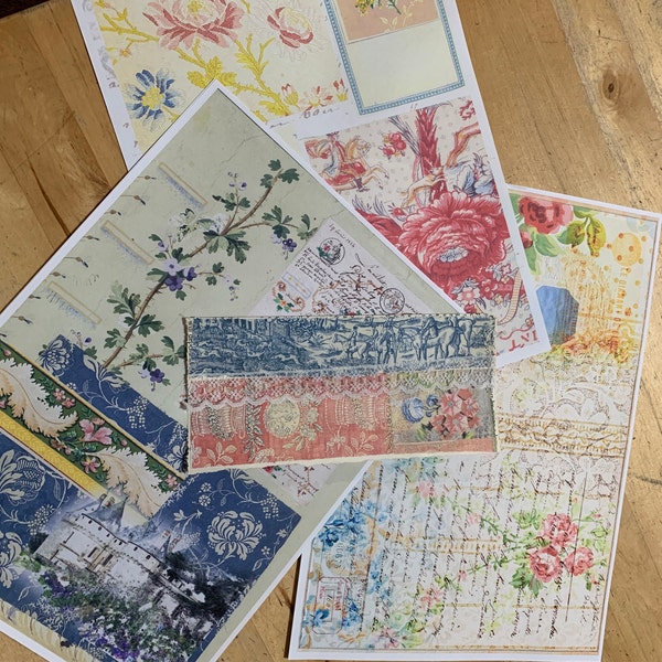 Printable Pretty Background Pages Kit 1 - Etsy