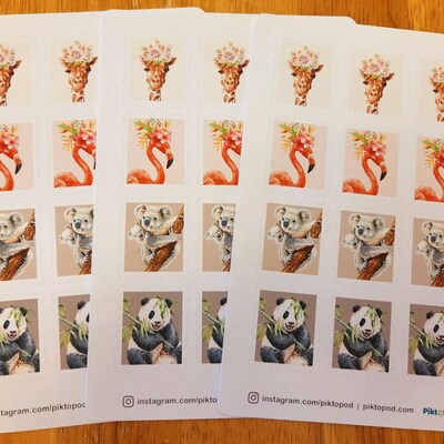 Autumn Bloom 5x7 Sticker Sheet - Etsy Canada