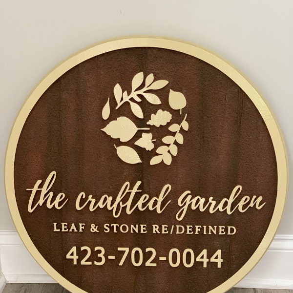 High Density Urethane Sand Carved Single Face Sign Business, Custom 1.5 ...