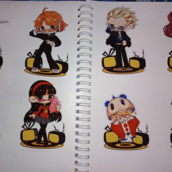 Persona 5 Stickers Persona 5 Royal Party Members Weatherproof Stickers ...