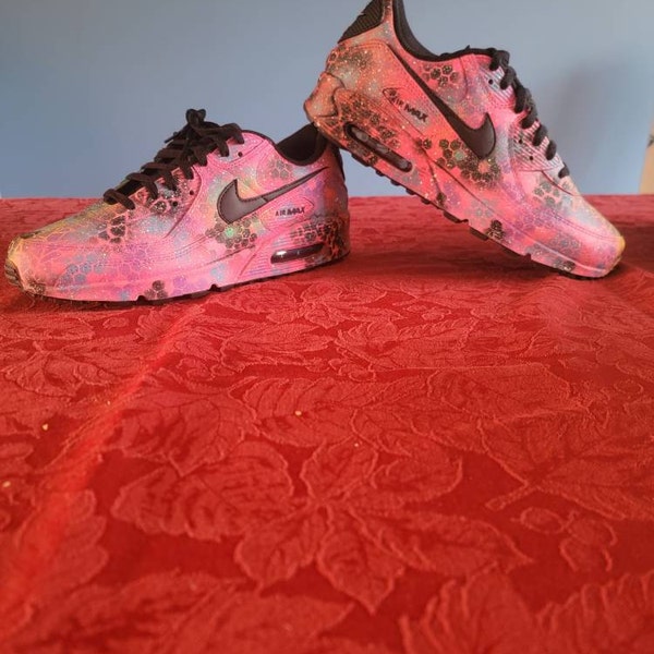 Nike Air Force 1 Mid "hope" Breast Cancer Awareness Drip Custom NWT - Etsy
