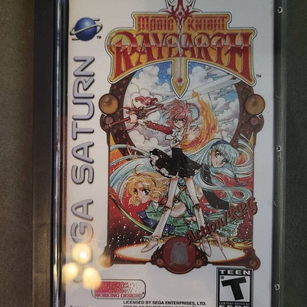 Magic Knight Rayearth - USA Version - SEGA SATURN - the Cd Inside is ...