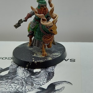 Silver Dwarves Goat Riders With Spears - Etsy