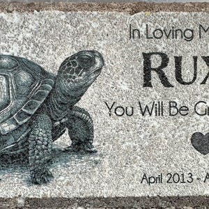 Personalized Horse Pony Memorial Stone. 8x4 Stone Brick. Burial Marker ...