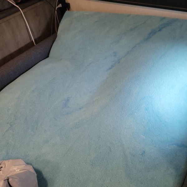 30" X 72" RV Bunk Gel Memory Foam Insert With High Density Upholstery ...