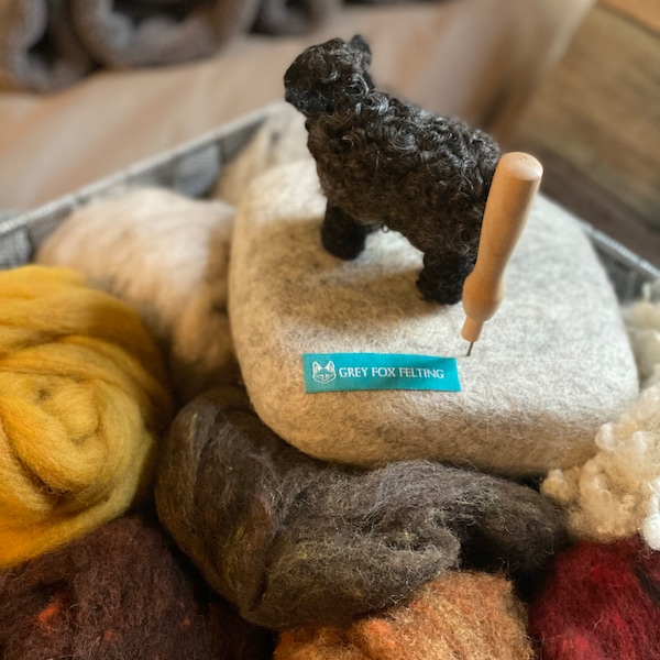 100% Natural Wool Needle Felting Mat, Pure Wool, Pad, Eco-friendly ...
