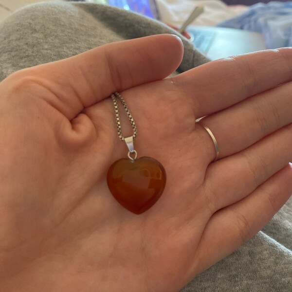 Evil Eye Heart Necklace/protection From the Evil Eye/heart Shaped Evil ...