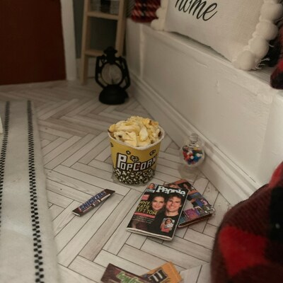 Instant Download Miniature Popcorn Bucket DIY Printable PDF Template ...