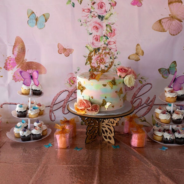 Butterfly Cake Stand | Perfect for Wedding Decorations, Birthday Party ...