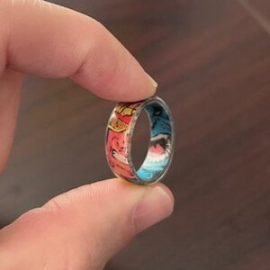 Comic Book Rings Vintage Superhero Jewelry With Ring Box - Etsy