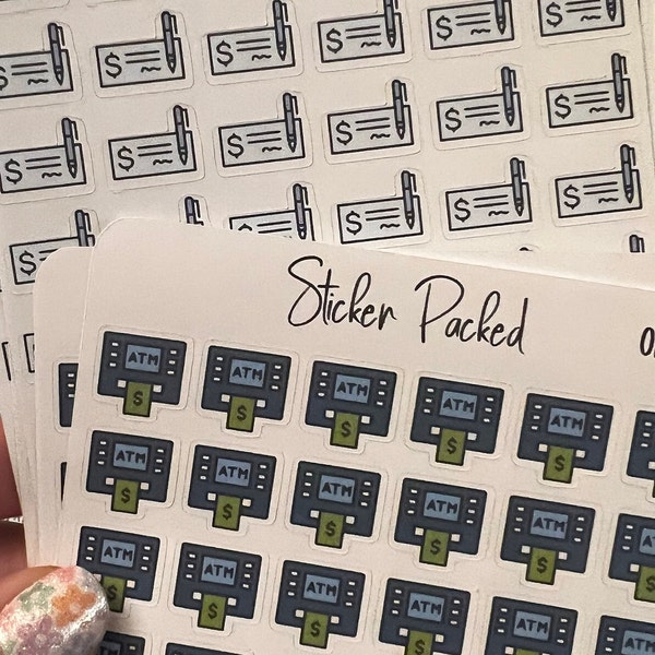 Atm Machine Planner Sticker Atm Machine Icon Sticker Atm Machine ...