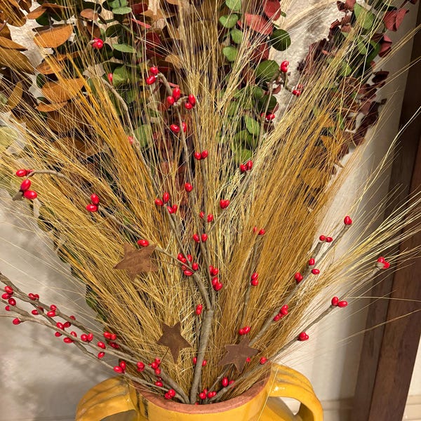 Natural-style Bittersweet 31" Faux Spray - Etsy