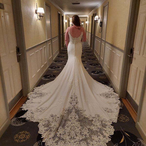 2 Row Pearl & AB Crystal Back Necklace, Pearl and Crystal Silver Plated ...