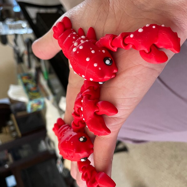 Caterpillar - Articulated Fidget Toy - Etsy