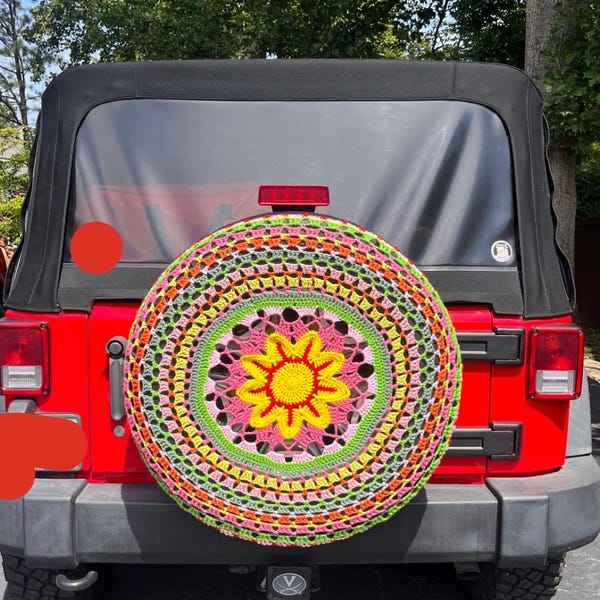 Spare Tirecover Custom- the BIG Sunflower- Wheel Cover - Etsy