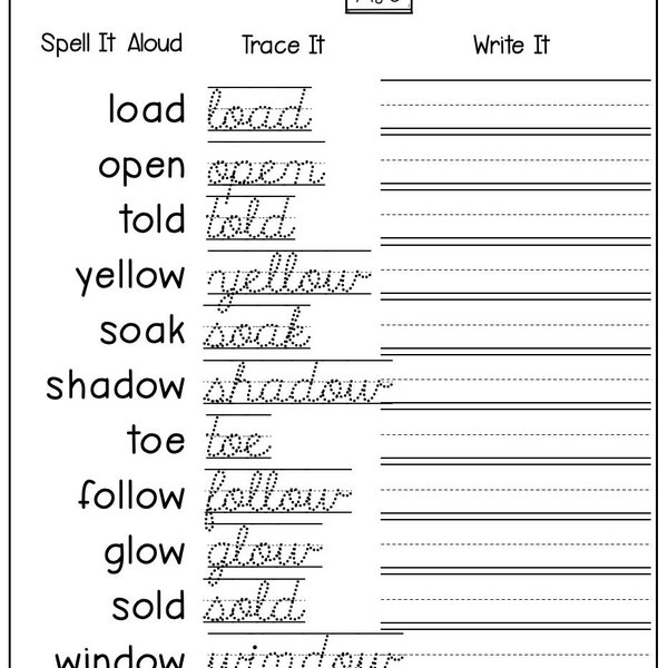 Teaching Print - Letter Tracing Font - Dotted Letters for School Kids ...