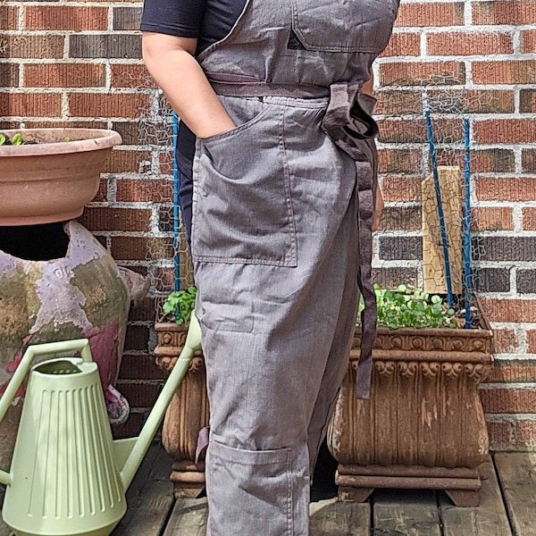 Pottery Apron - Full Cover Split-leg, Towel Loops - for Ceramic Wheel ...