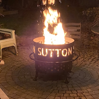 Hunting Fire Pits Dog Fire Ring Pits Heavy Duty Outdoor Fire - Etsy