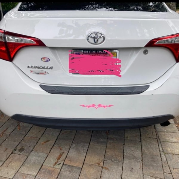 Bumper Sticker / Car Tramp Stamp / Y2K / Heart / Wings / Gothic / Vinyl ...