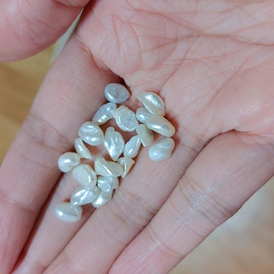1-1.8mm Seed Pearl, Smallest Freshwater Pearl, Tiny Pearls, Potato Seed ...