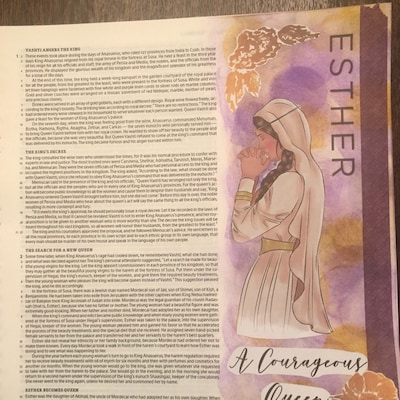 Women of the Bible: Esther. Bible Journaling/faith Planner Digital ...