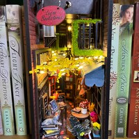 MINI ALLEY Medieval Assembled Booknook Premade Bookshelf Insert ...