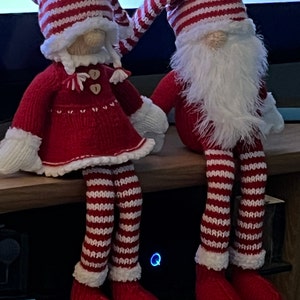 Knitting Pattern. PDF Digital Download. Santa Claus Shelf - Etsy
