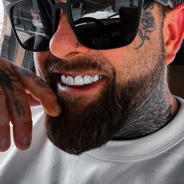 925 Solid Sterling Silver Princess+diamond Dust Cut Handmade Custom Fit ...