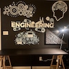 Technology Wall Decal Vinyl Sticker Science Education School Art Design ...