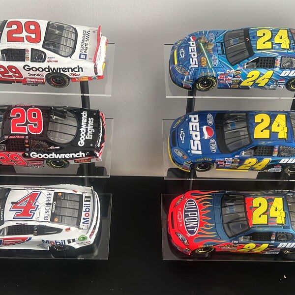 1:18 Scale Model, 3 Tier, Angled Desktop Display Stand Suits Formula 1 ...