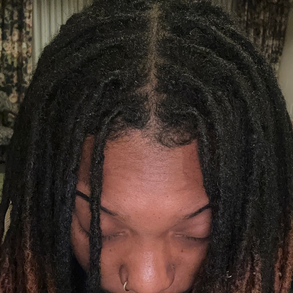 100 Strands of Microlocs Made From 100% Human Hair Sizes 0.3cm-anwi ...