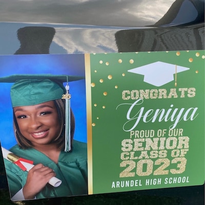 Graduation Car Magnetic Class of 2023 Middle School High School or ...