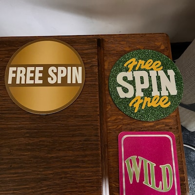 Wheel of Fortune Full-sized Replica Cards, Wild Card, Free Spin, and ...