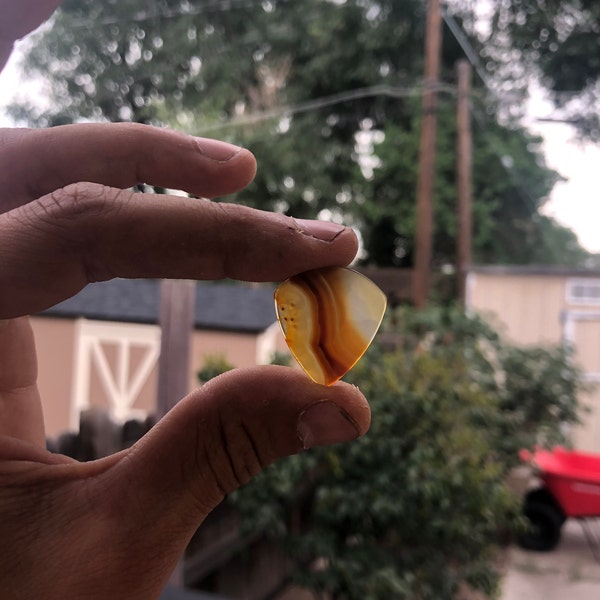 Imperial Jasper Medium Stone Guitar Pick - Electric Guitar Pick. Item # 5230 - Etsy