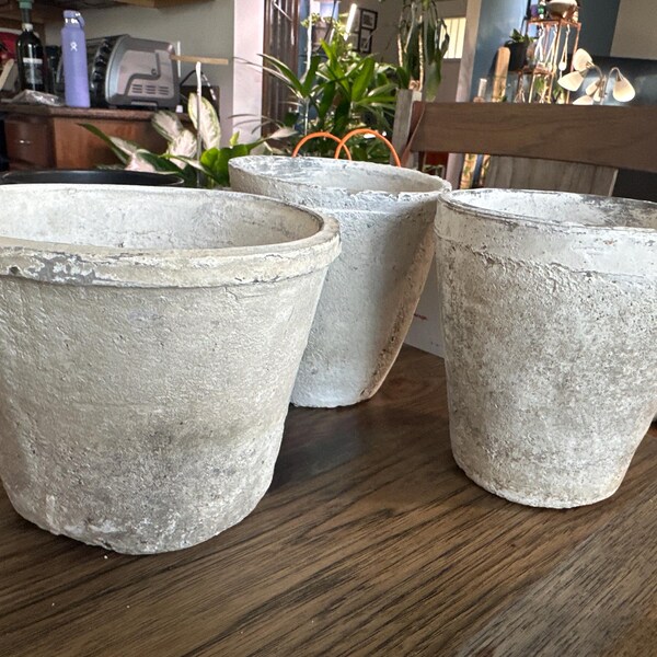 Tall 3.5" Clay Pot Various Colors - Etsy