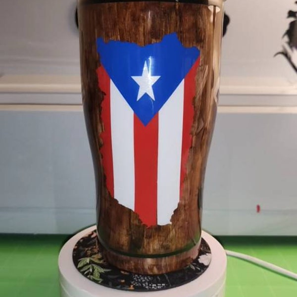 Puerto Rico Flag Shape Layered | Svg Png Dxf Eps Pdf | Vector Graphic ...