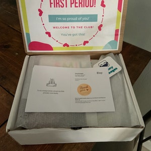 First Period Care Package - Etsy