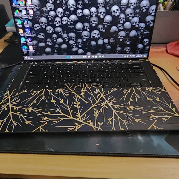 Custom Laptop Skins Lenovo Legion Decal Personalised Aesthetic Blue ...