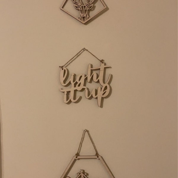 Geometric Velaris Wooden Wall Art, Velaris, Night Court, ACOTAR, ACOWAR ...