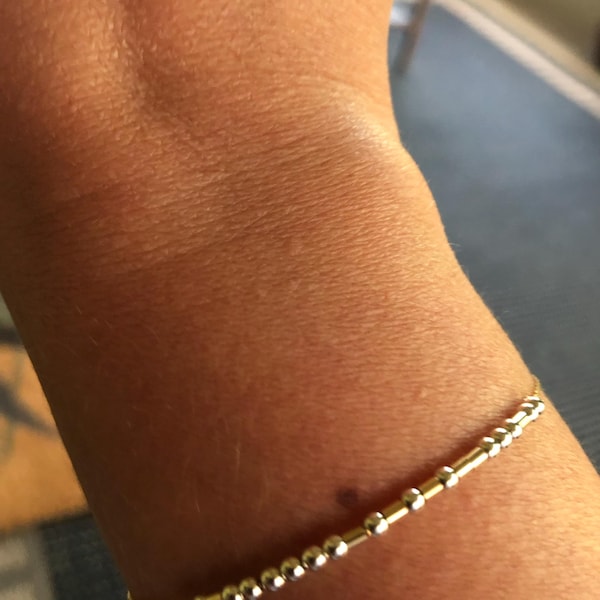 Morse Code Bracelet, Personalized Dainty Beaded Bracelet, Profanity ...